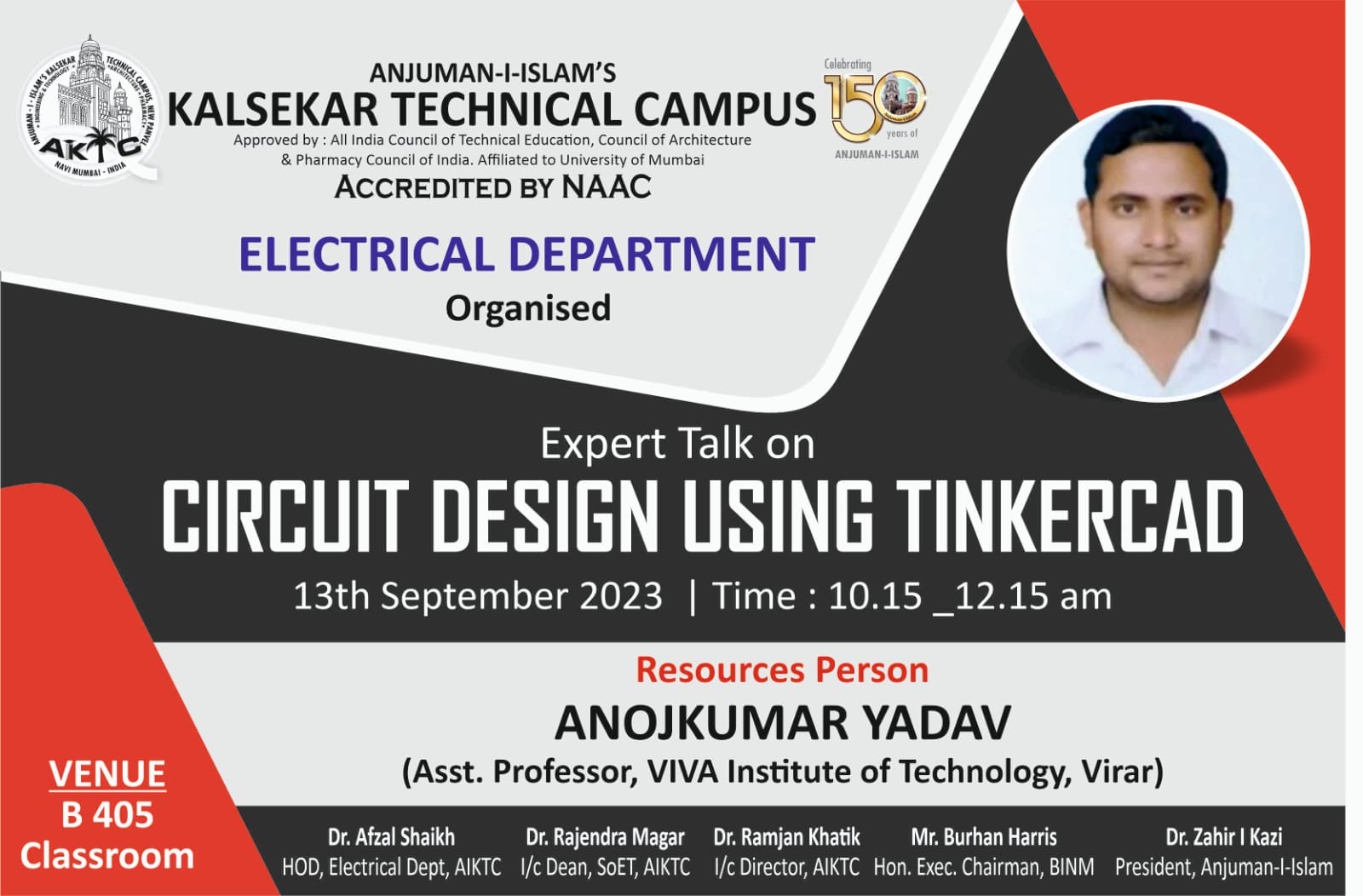 Expert talk on circuit design - School of Engineering And Technology