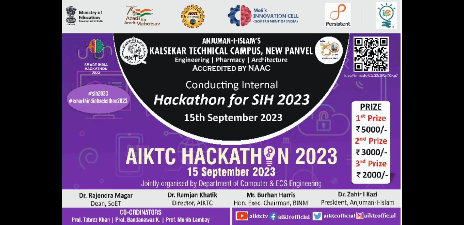 AIKTC Hackathon - School of Engineering And Technology