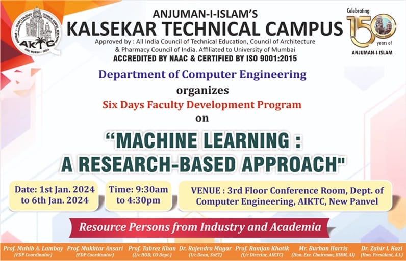 Machine Learning - A Research Based Approach - School of Engineering And Technology