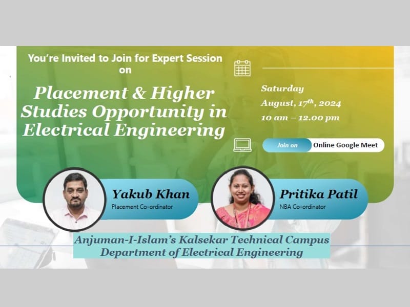Expert session - School of Engineering And Technology